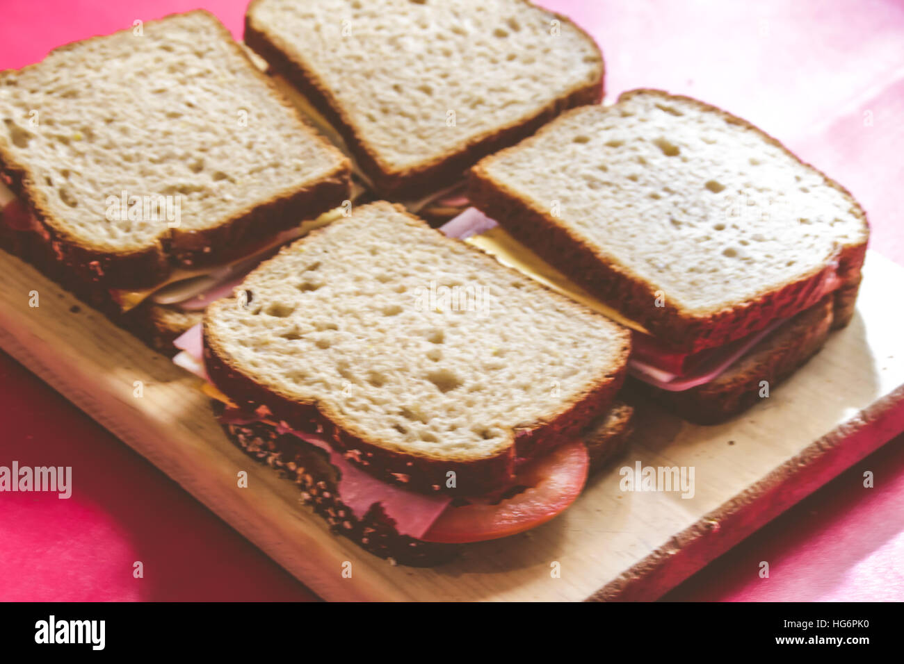 Photograph of a jam sandwich Stock Photo - Alamy