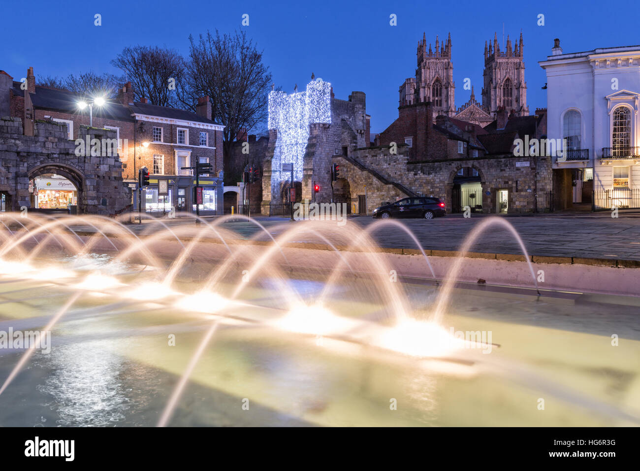 Bootham bar gate hi-res stock photography and images - Alamy