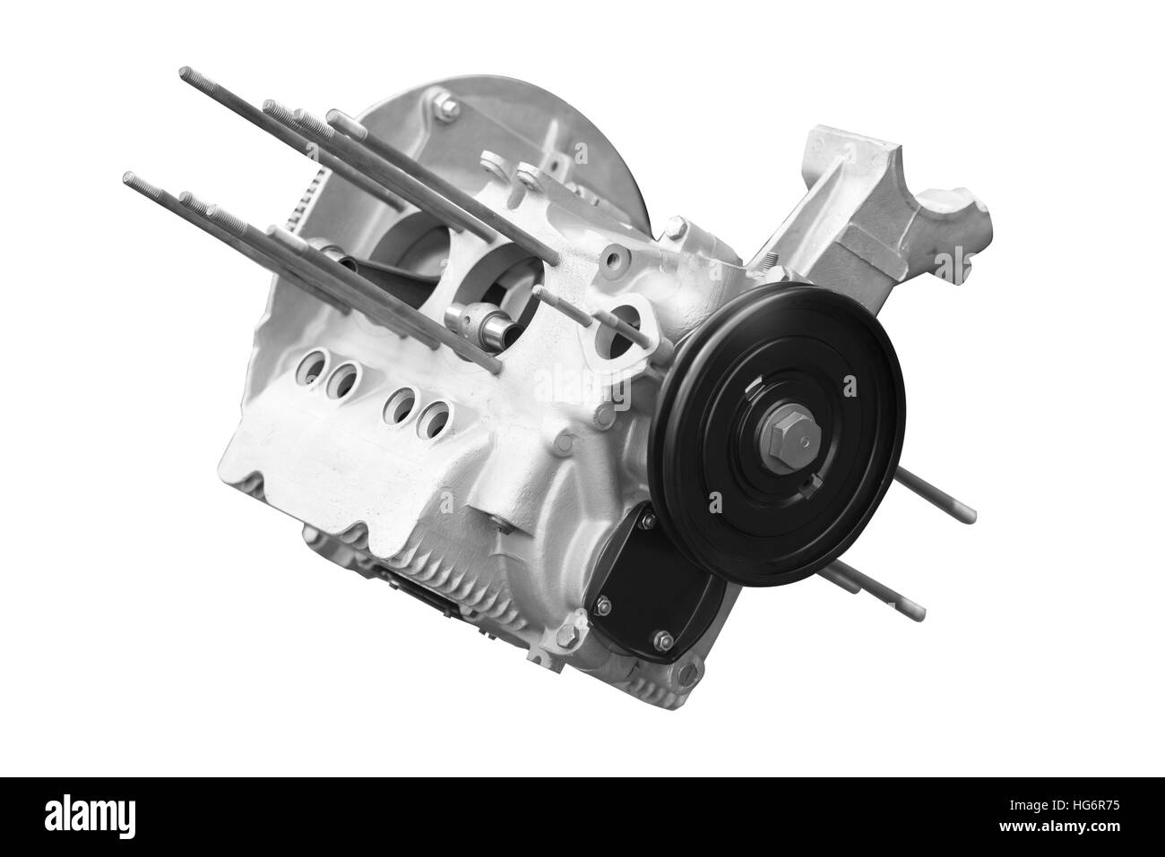 car engine isolated on white background Stock Photo - Alamy