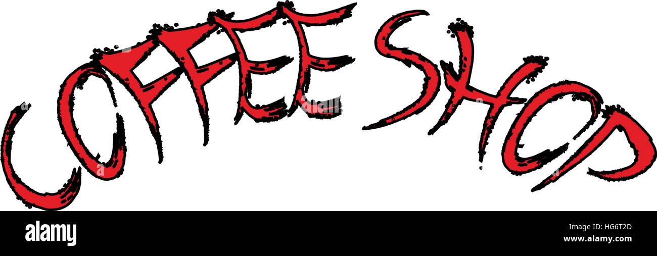 Coffee Shop Sign Stock Vector Image & Art - Alamy