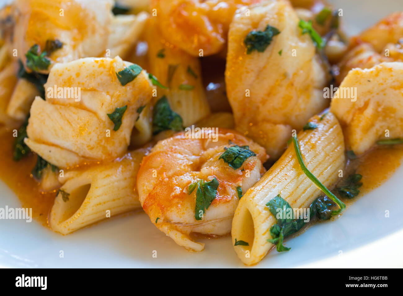 Penne fish seafood hi-res stock photography and images - Alamy