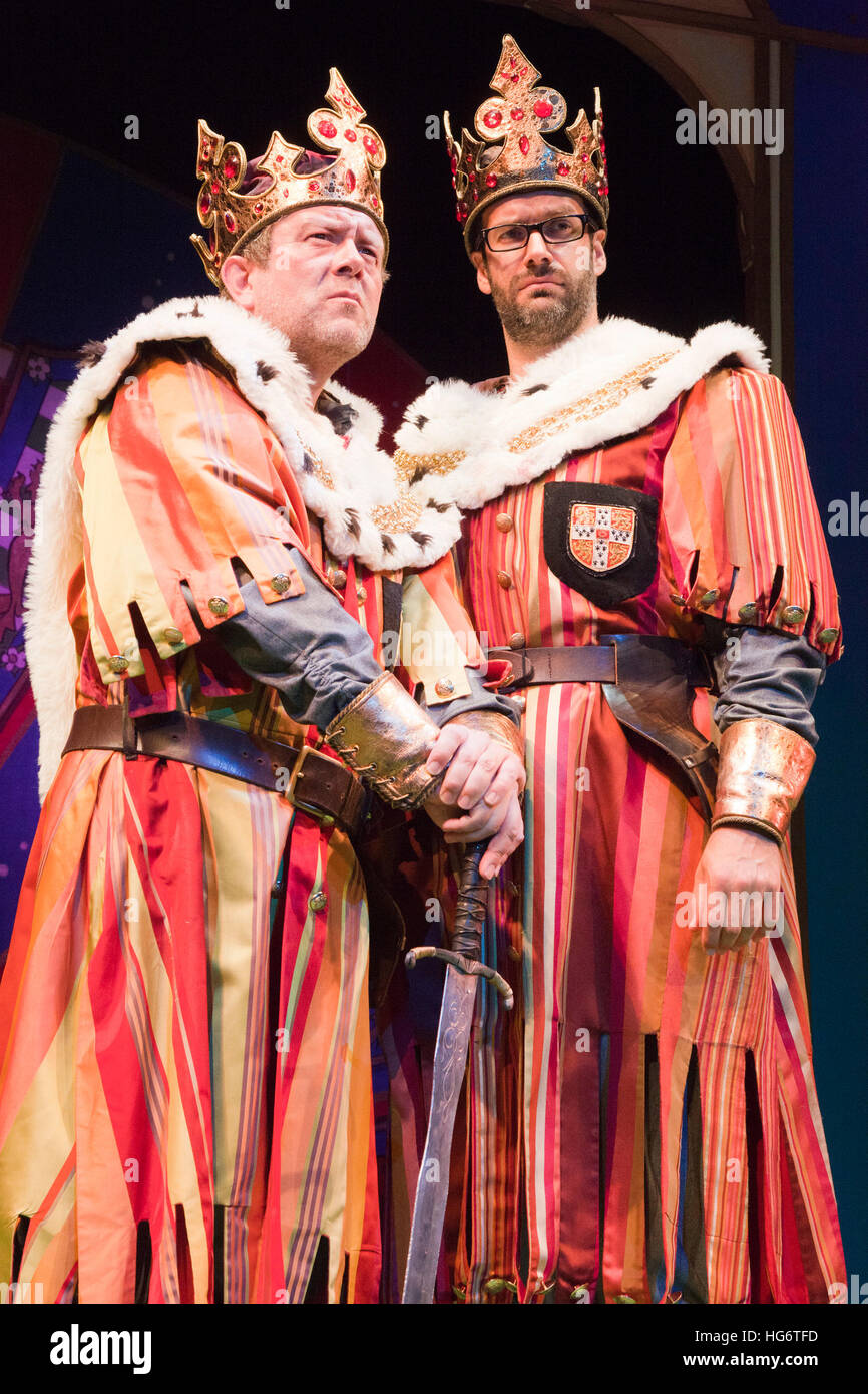 L-R: Jon Culshaw and Marcus Brigstocke as "King Arthur". Monty Python's ...
