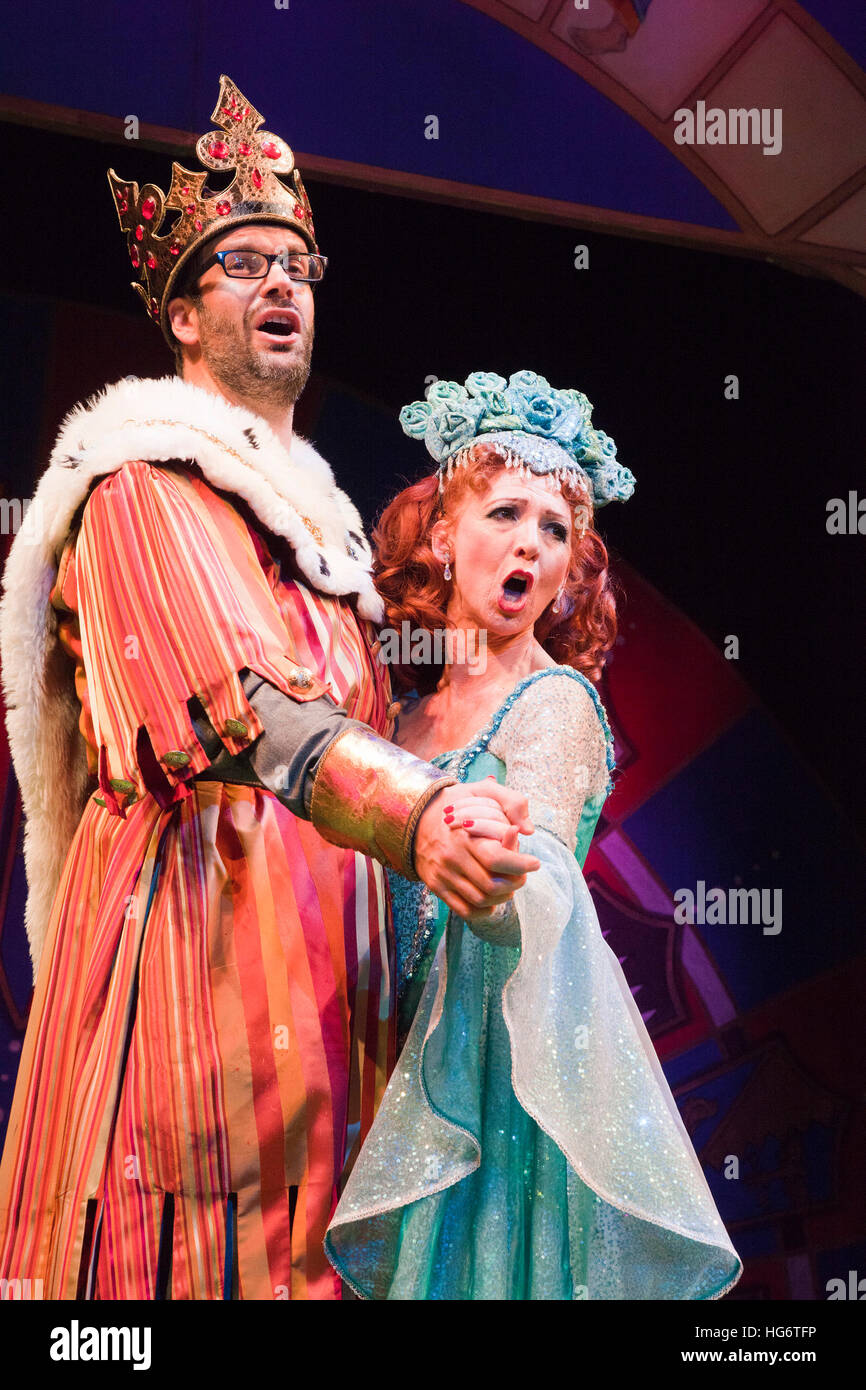 Marcus Brigstocke and Bonnie Langford. Monty Python's "Spamalot ...