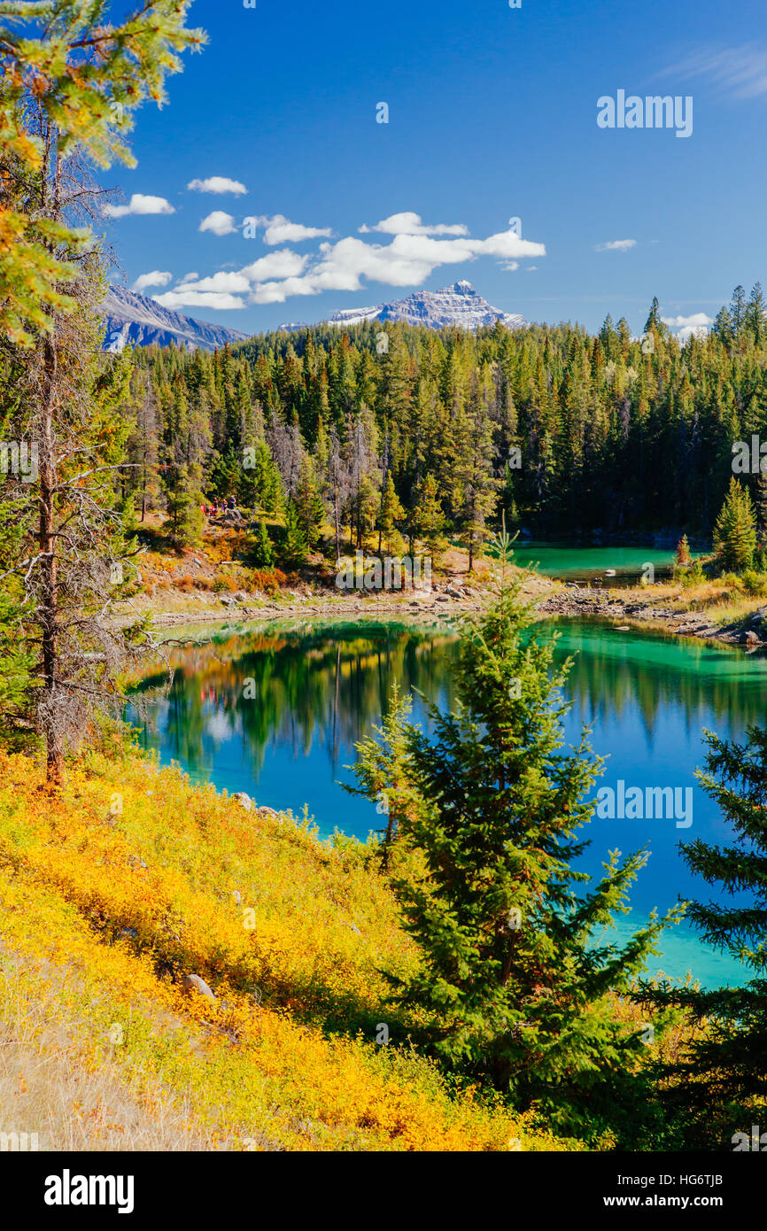 The Valley of the Five Lakes hike offers clear lakes with unique shades ...