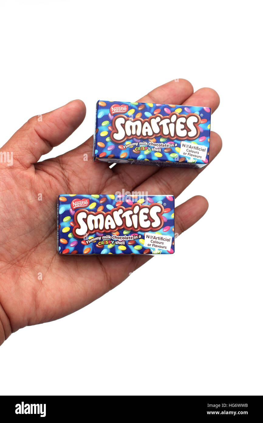 Smarties box hi-res stock photography and images - Alamy