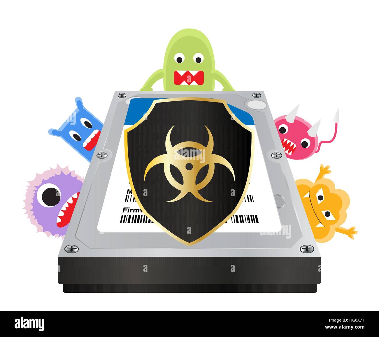 Graphic of computer virus concept hi-res stock photography and images ...