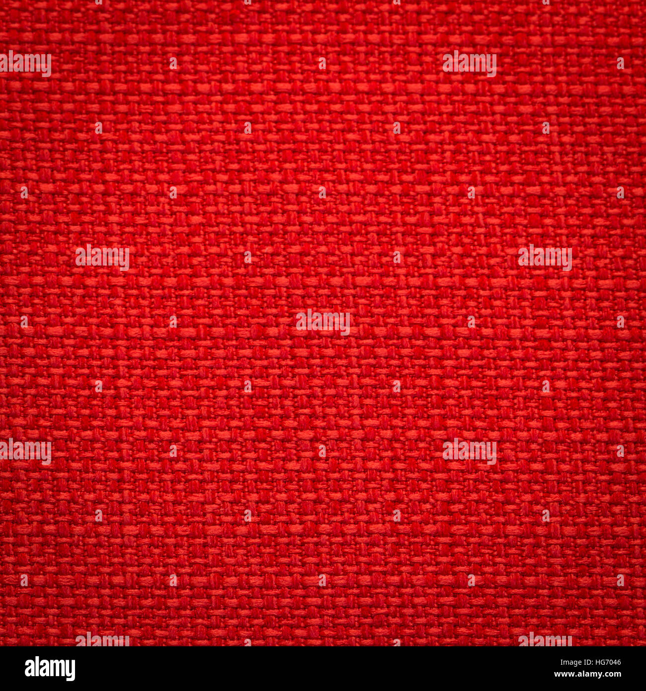 Rustic canvas fabric texture in red color. Square shape Stock Photo - Alamy