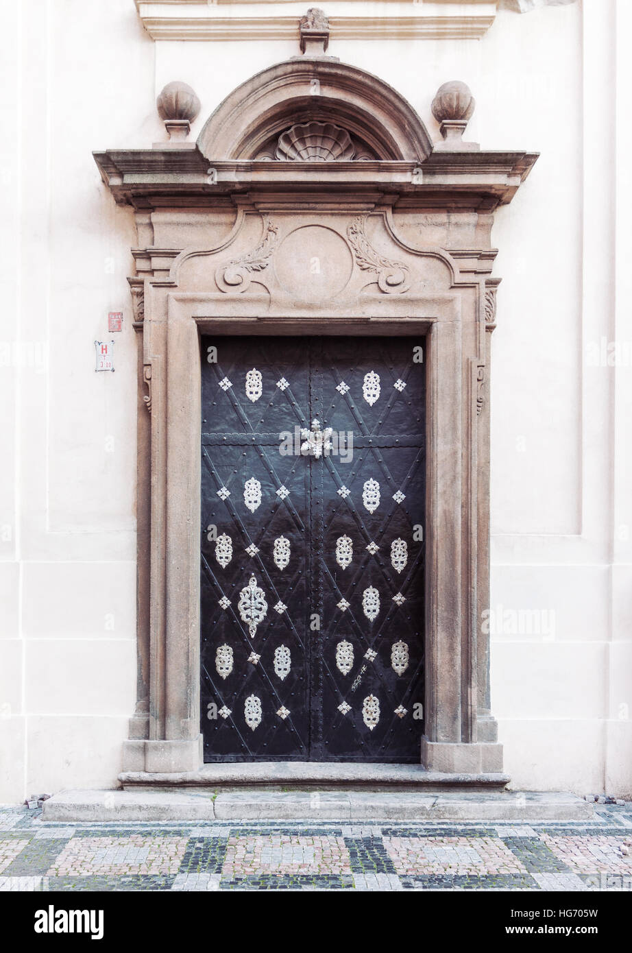 Old decorative baroque palace doors Stock Photo - Alamy