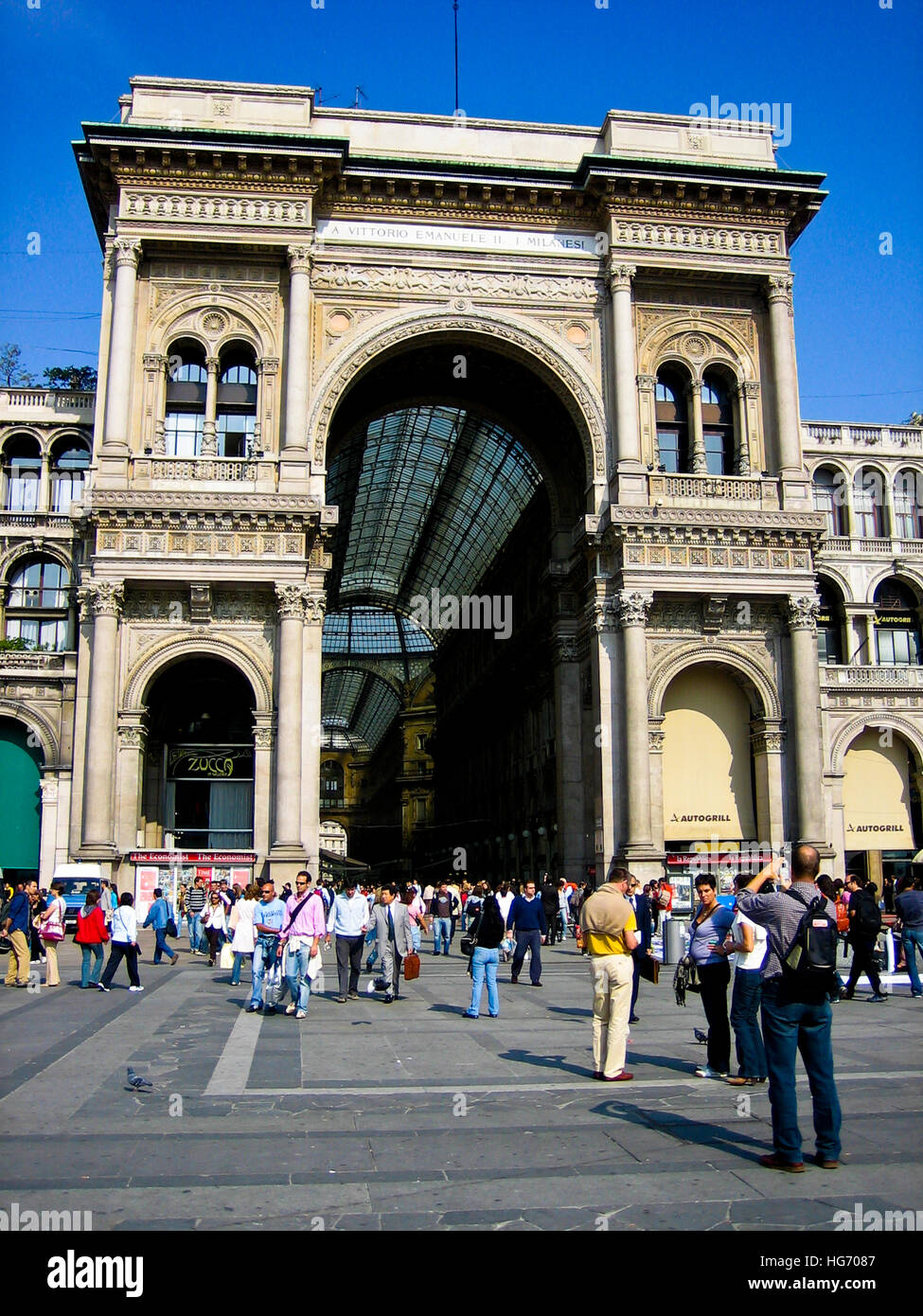 Milans Famous Mall Stock Photo - Alamy
