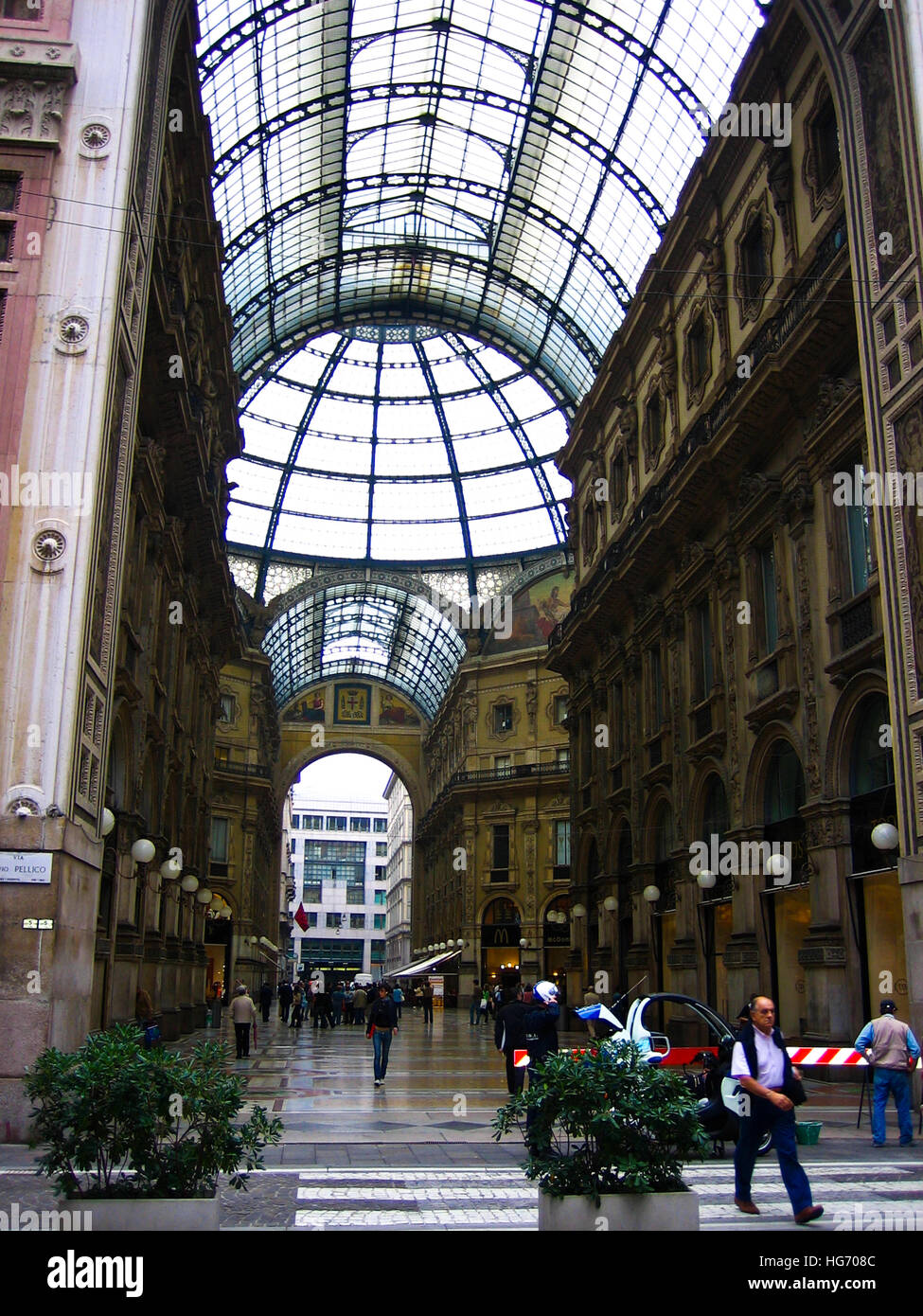 Milans Famous Mall Stock Photo - Alamy
