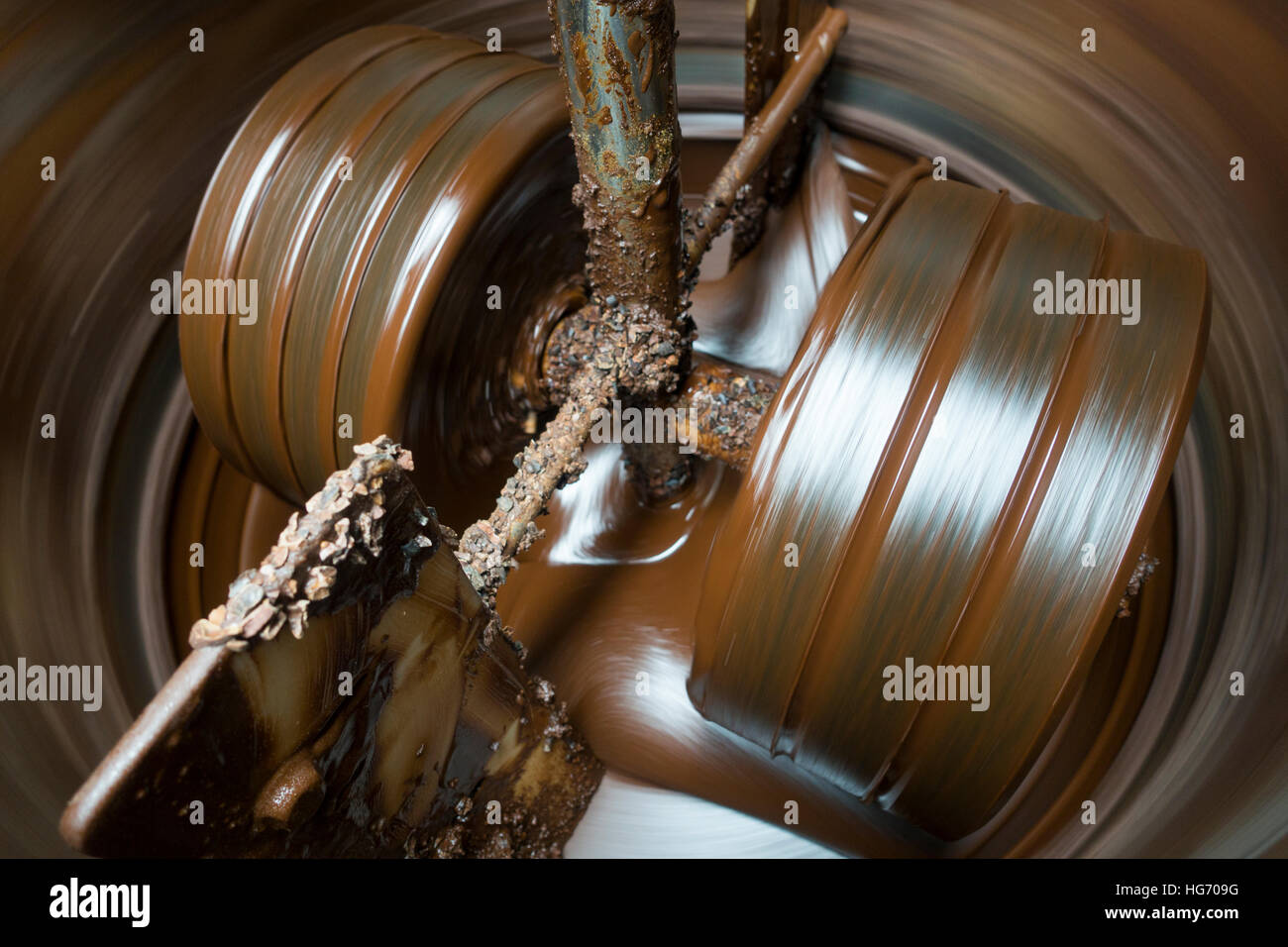 Chocolate grinding hi-res stock photography and images - Alamy