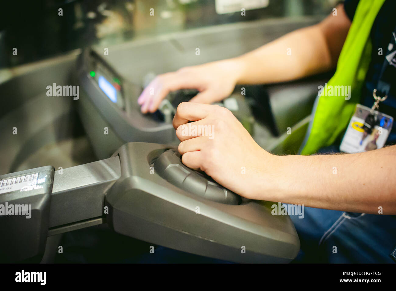Forklift reachtruck hi-res stock photography and images - Alamy