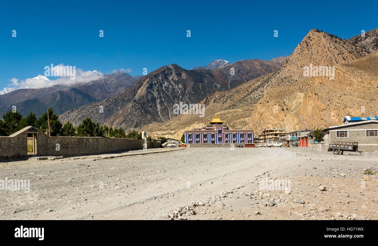 Colorful buddhist monastery Stock Photo - Alamy