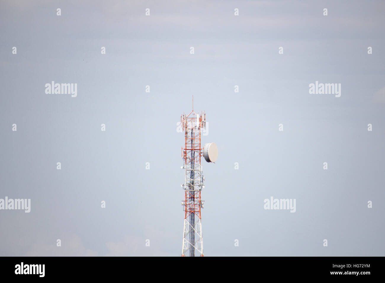 Telephone transmission tower Stock Photo - Alamy