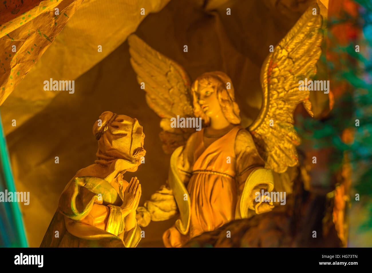 Angel announcing jesus birth hi-res stock photography and images - Alamy