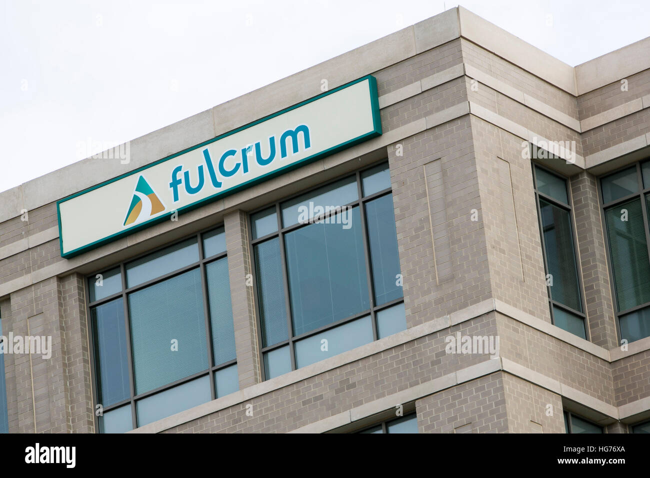 A logo sign outside of the headquarters of Fulcrum It Services in ...