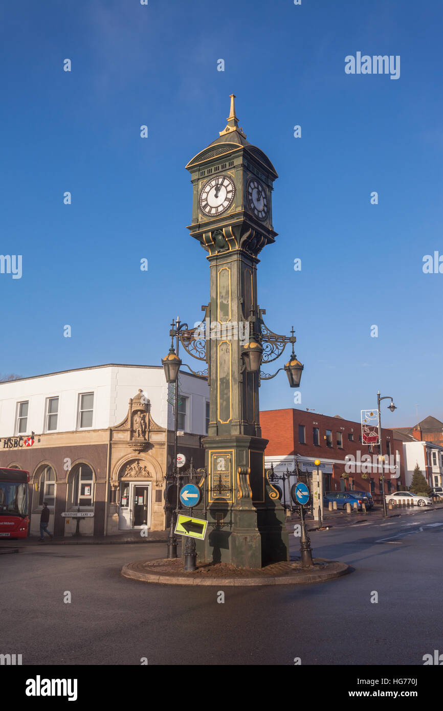 The Chamberlain Clock in the centre of the Jewellery Quarter ...