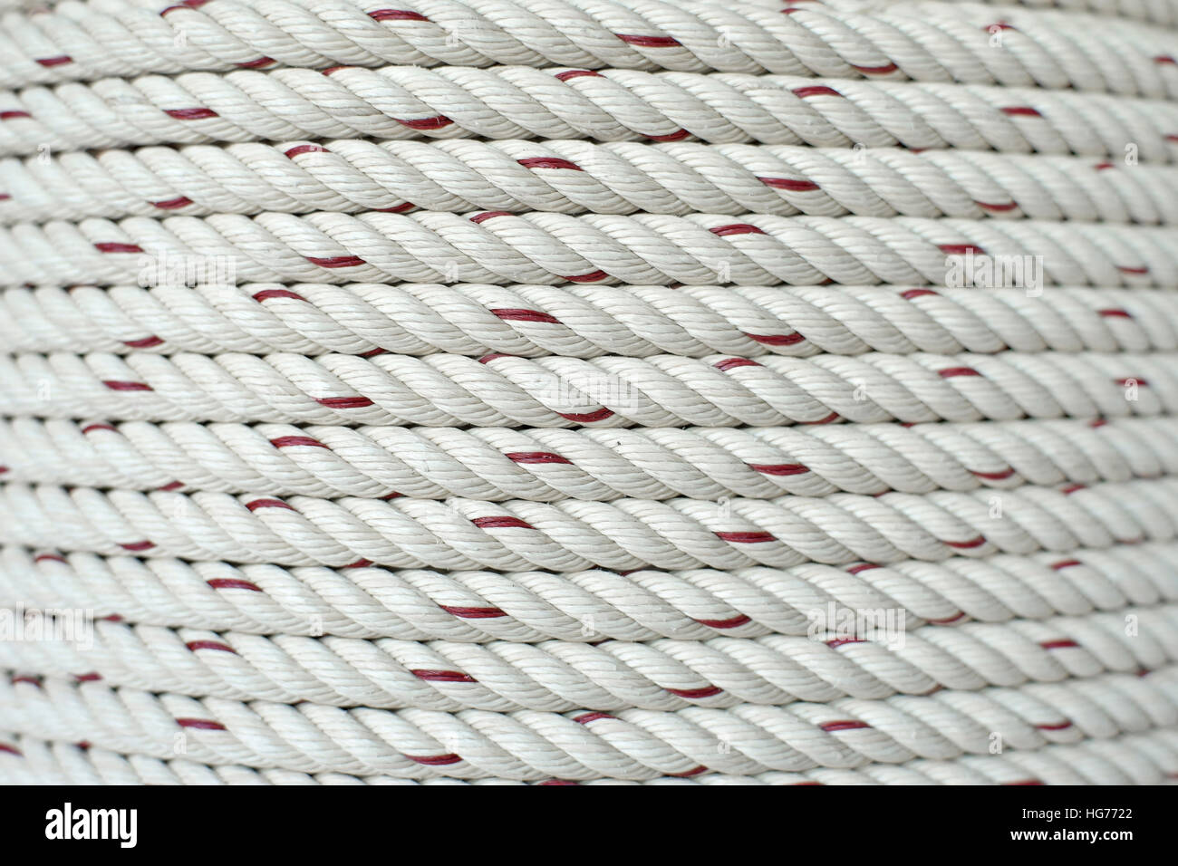 spiral of rope in roll use as background Stock Photo - Alamy