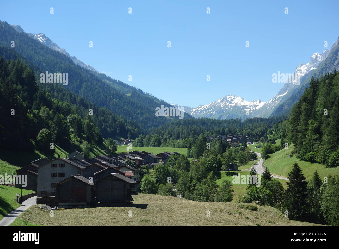 Village praz de fort in hi-res stock photography and images - Alamy