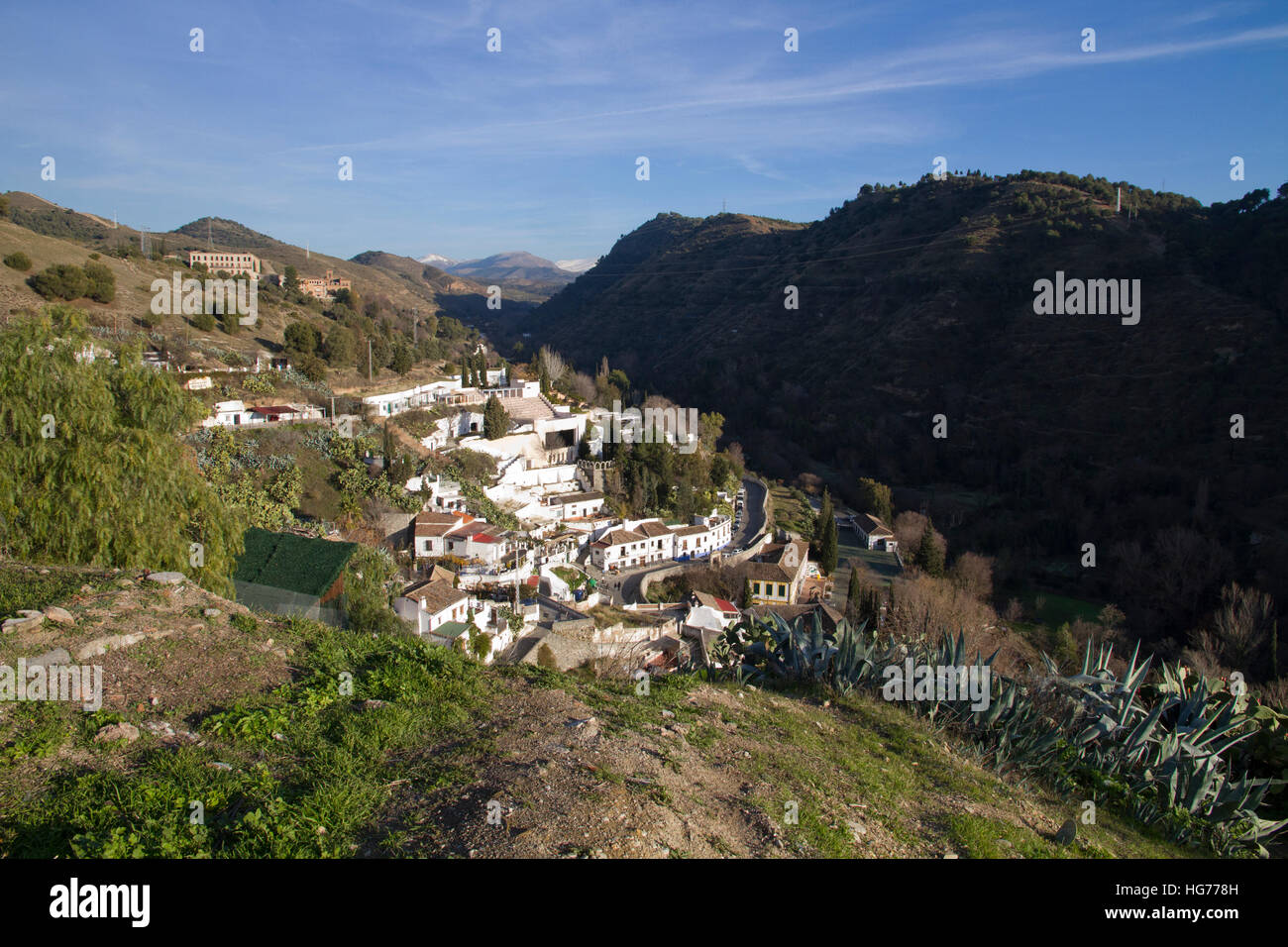 Sacromonte caves, Granada Andalusia Spain Stock Photo - Alamy