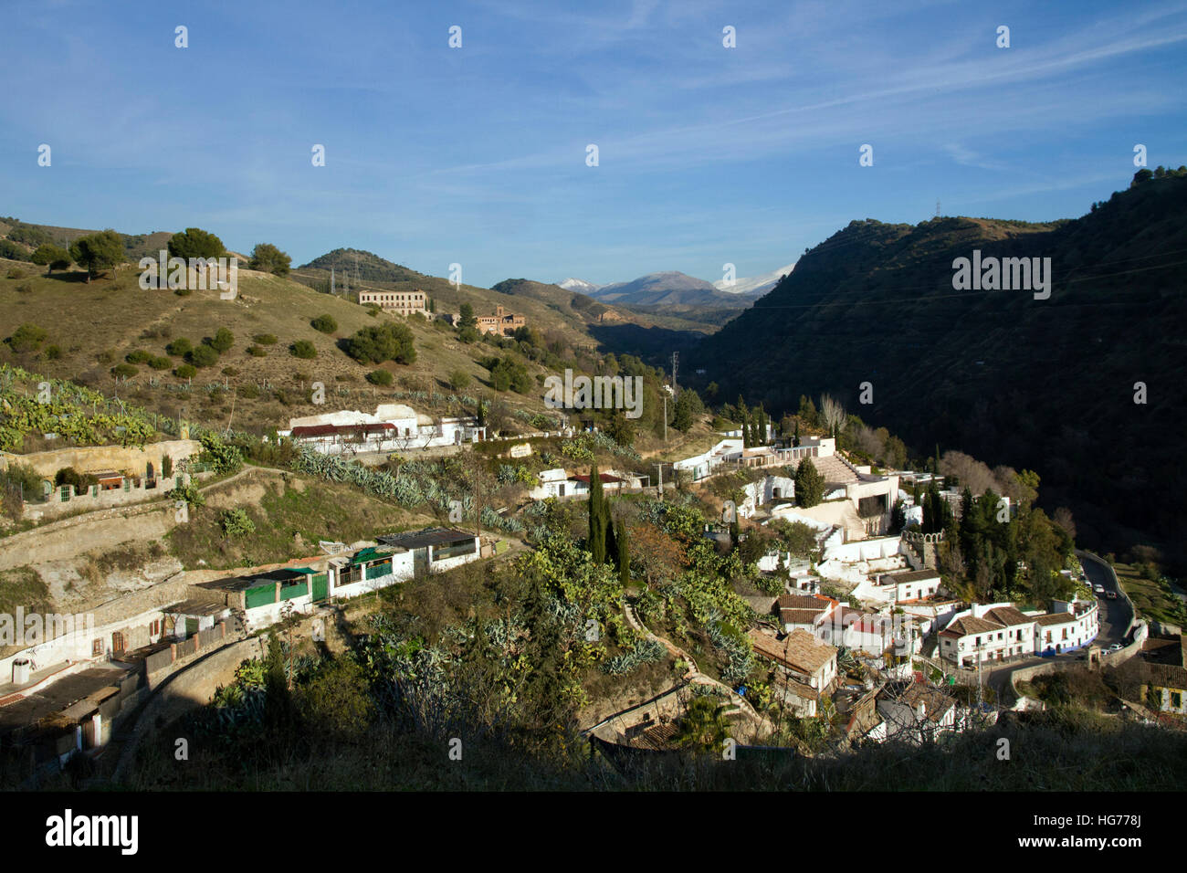Sacromonte caves, Granada Andalusia Spain Stock Photo - Alamy