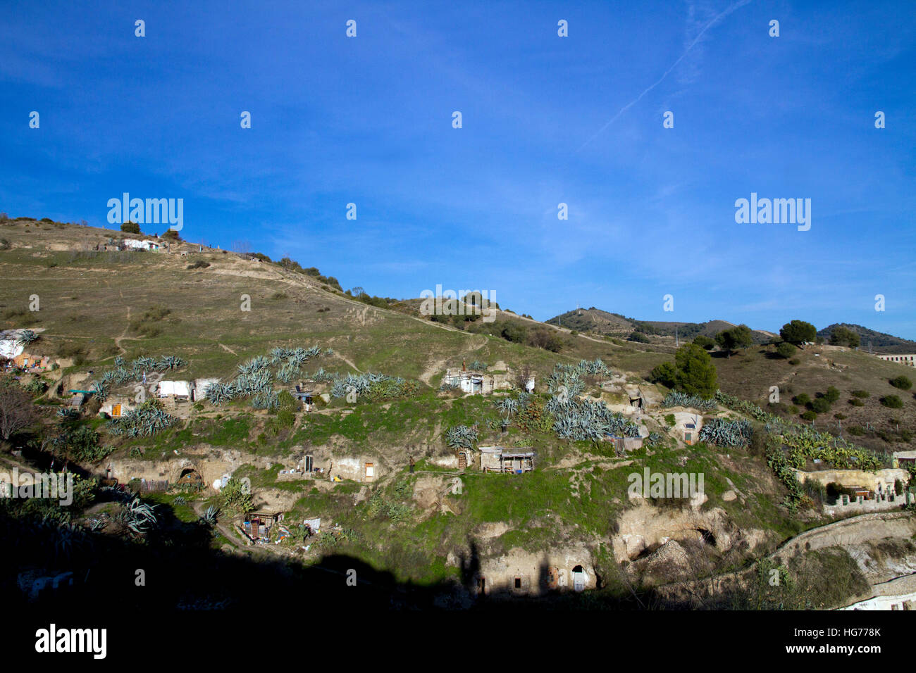 Sacromonte caves, Granada Andalusia Spain Stock Photo - Alamy