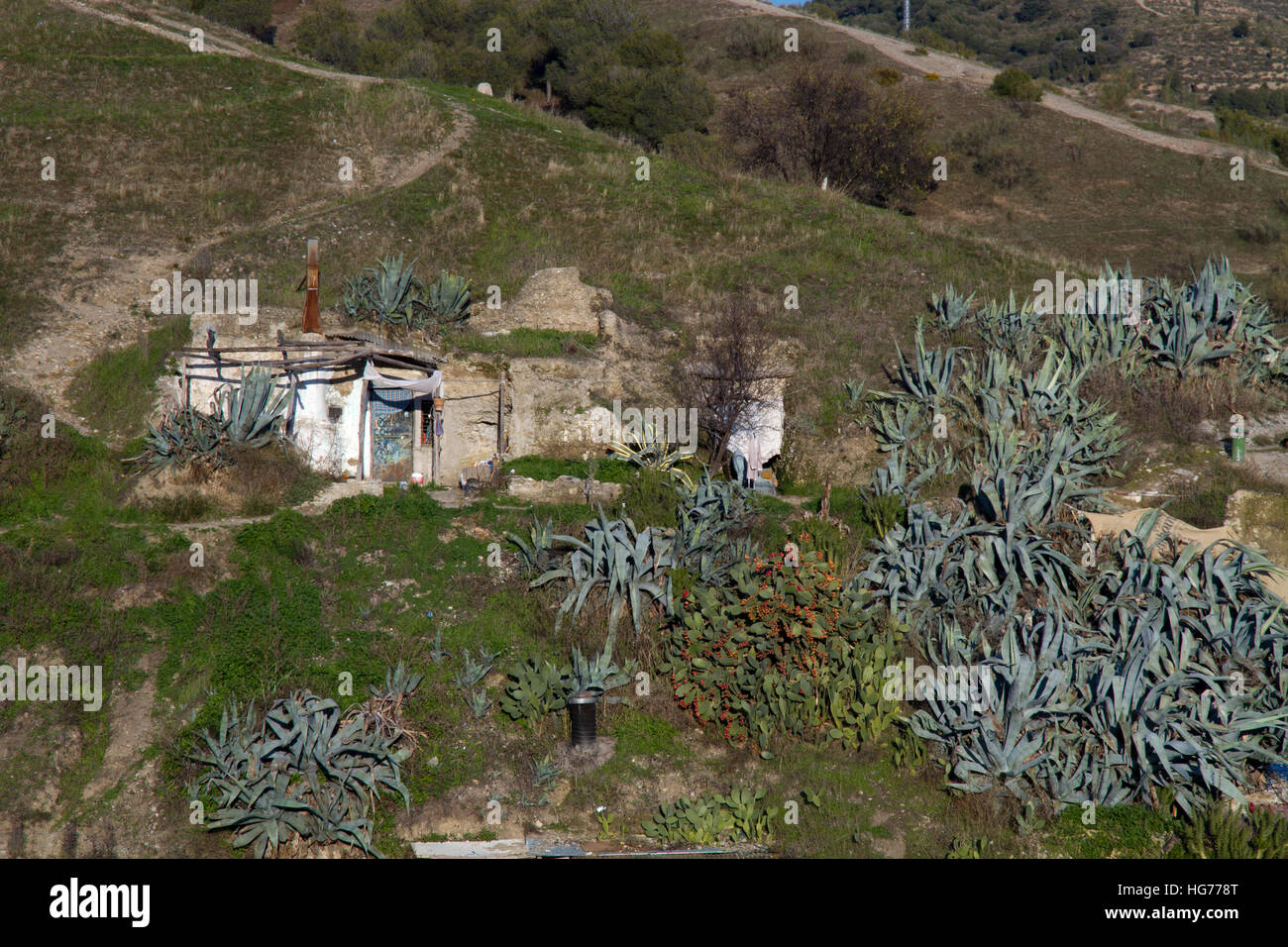 Sacromonte caves, Granada Andalusia Spain Stock Photo - Alamy