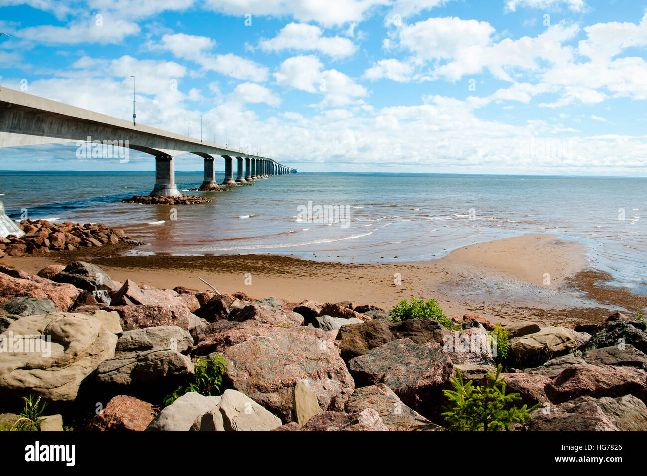 Confederation Bridge - Canada Stock Photo - Alamy