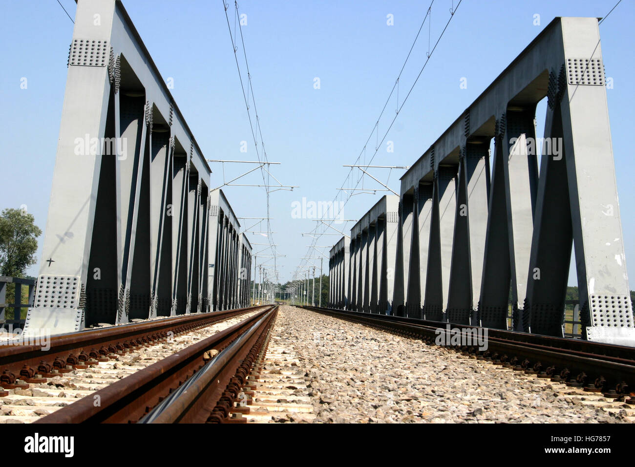 Railroad bridge trestles hi-res stock photography and images - Alamy