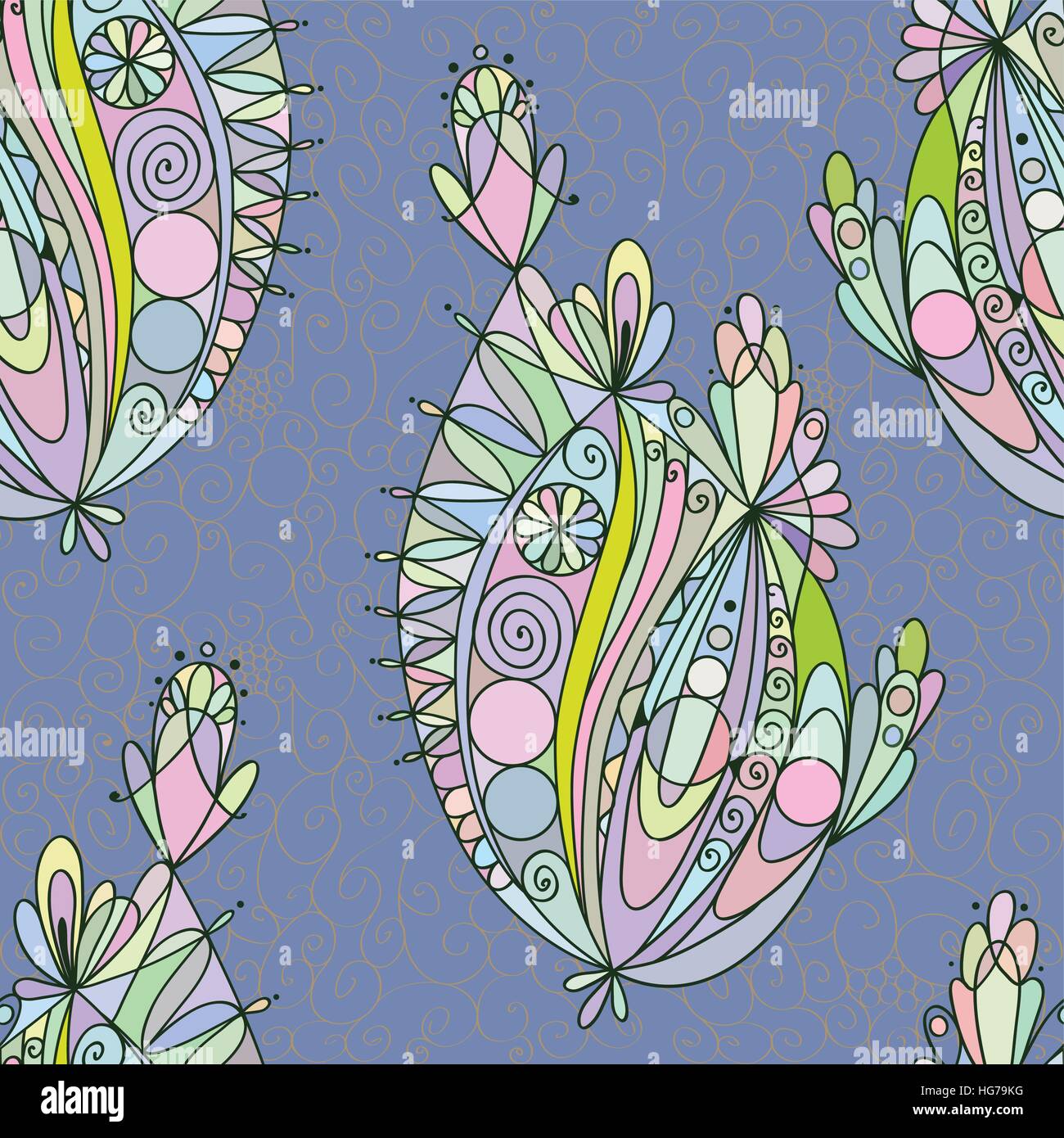 Single flower pattern Stock Vector Images - Alamy