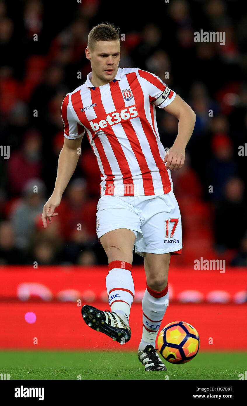 Stoke City's Ryan Shawcross Stock Photo - Alamy