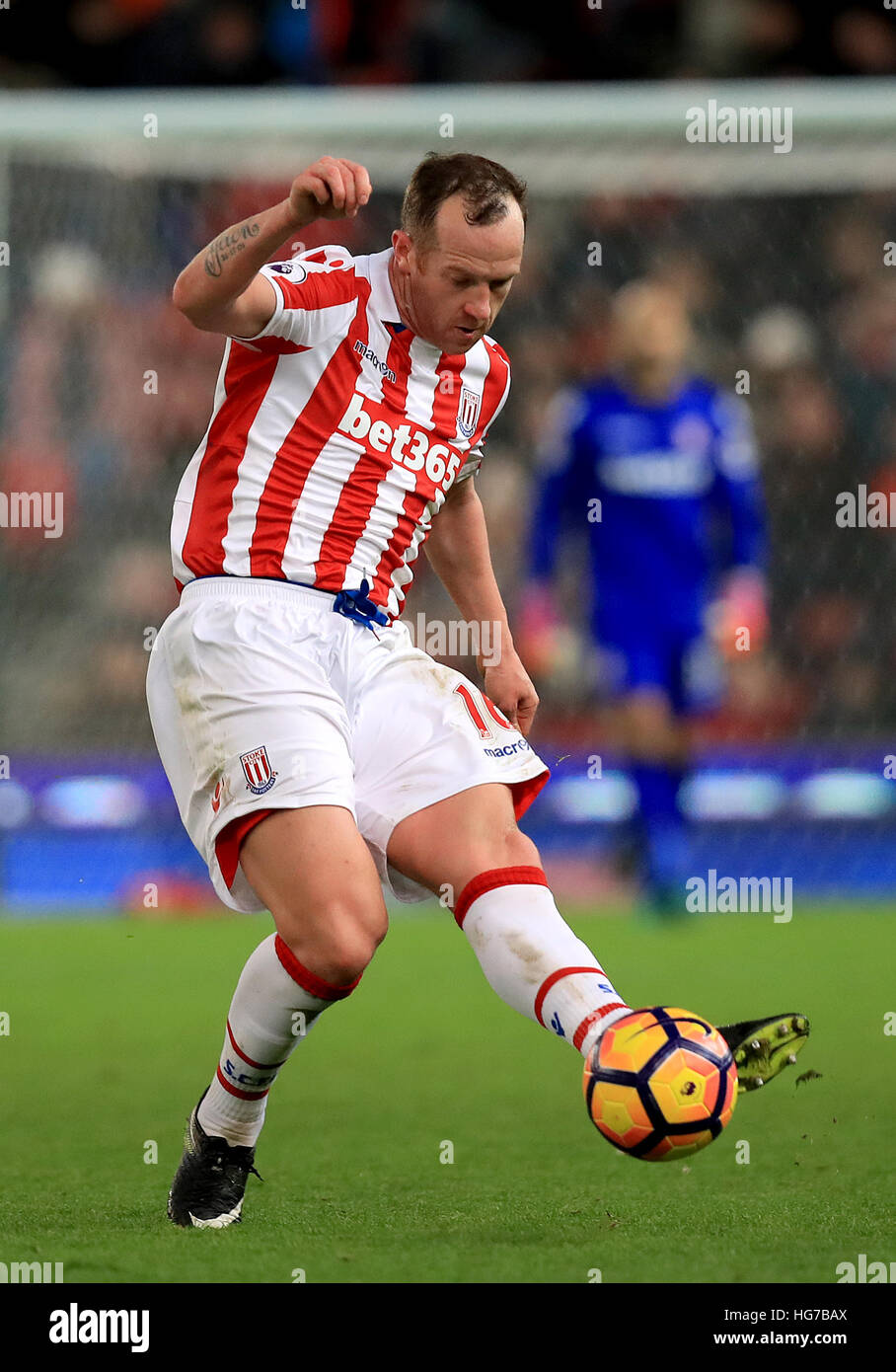 Stoke City's Charlie Adam Stock Photo - Alamy