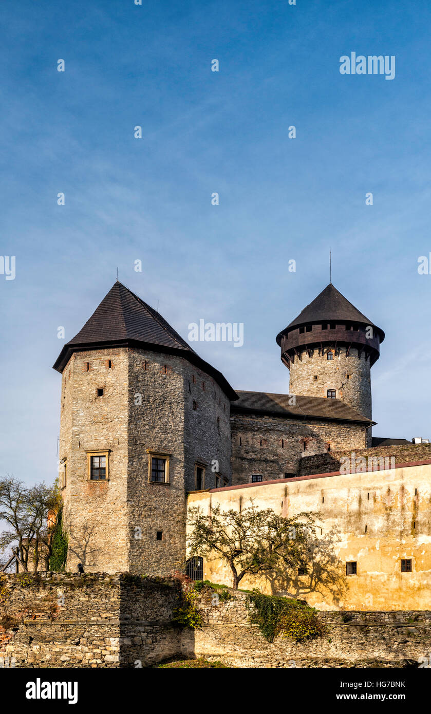 Castle in Sovinec, Hruby Jesenik mountains, Moravia, Czech Republic ...