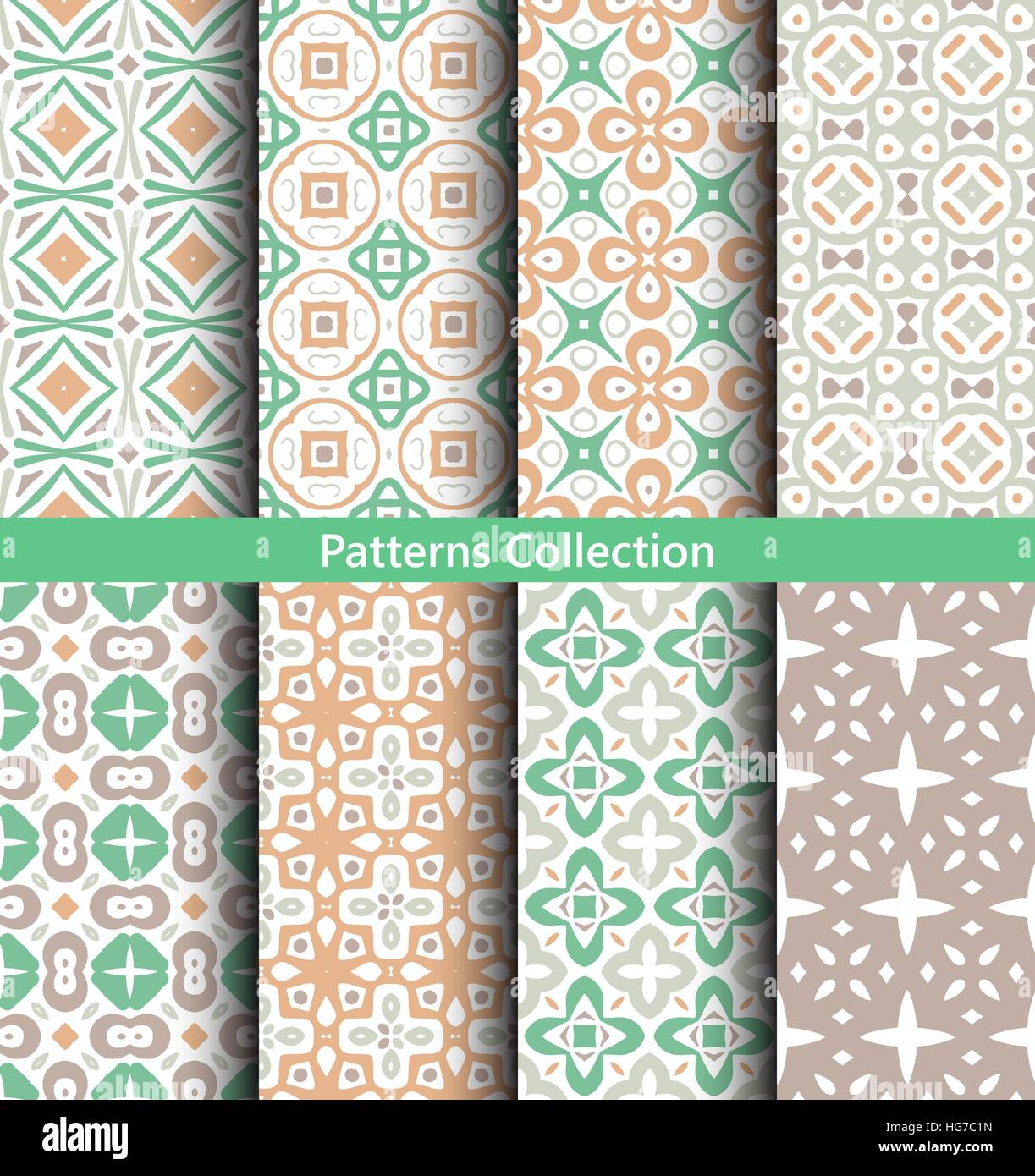 Patterns Pastel Green Stock Vector Image & Art - Alamy