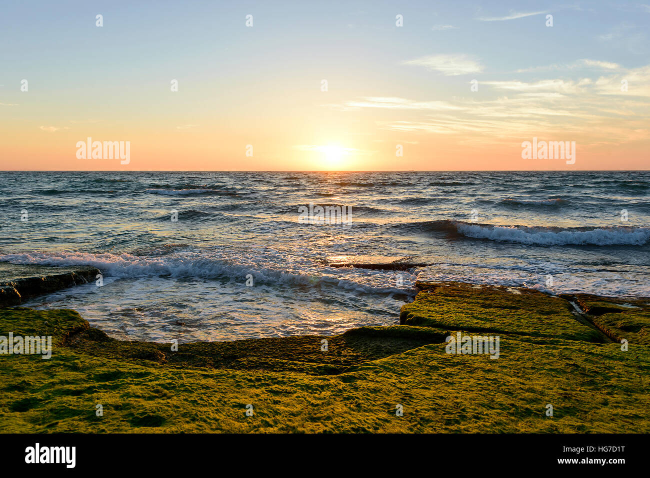 Beautiful Sunset in Kish Island, Iran Stock Photo - Alamy