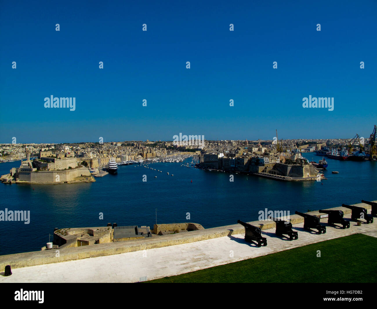 The Grand Harbor in Malta Stock Photo - Alamy
