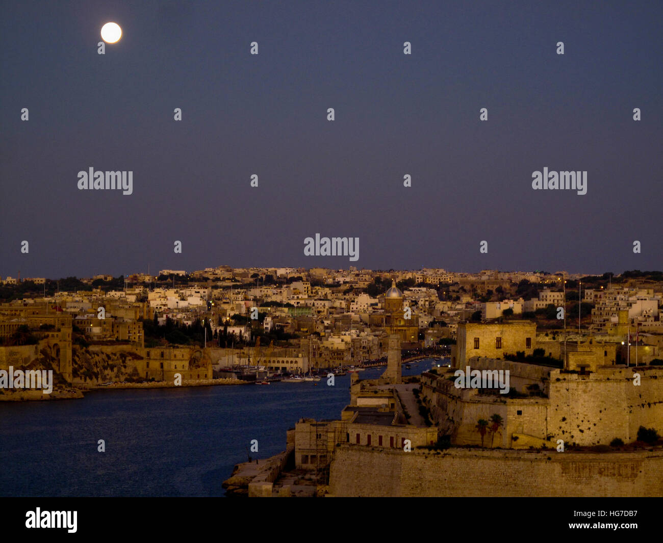 The Grand Harbor in Malta Stock Photo - Alamy
