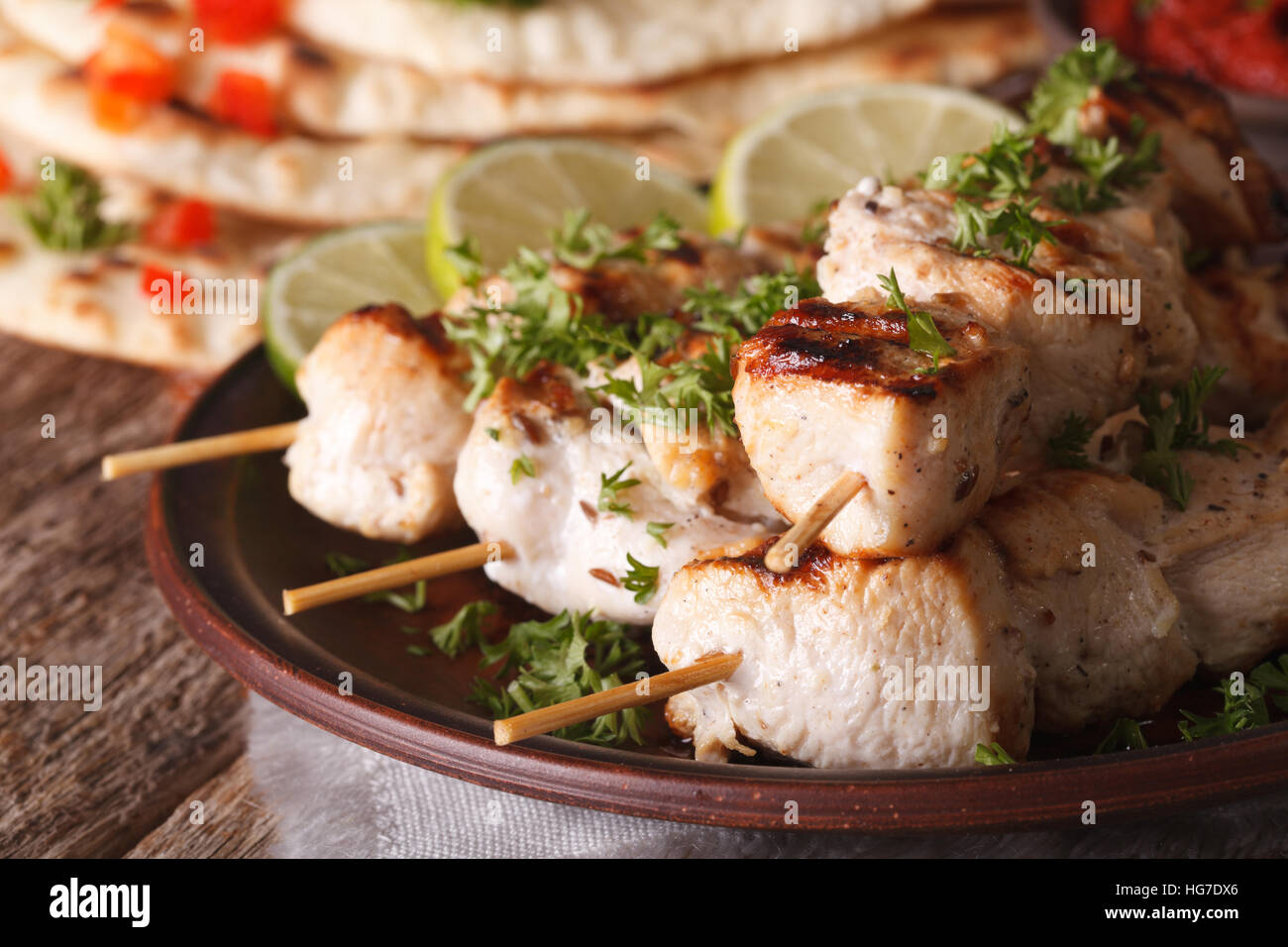 Indian chicken tikka hi-res stock photography and images - Alamy