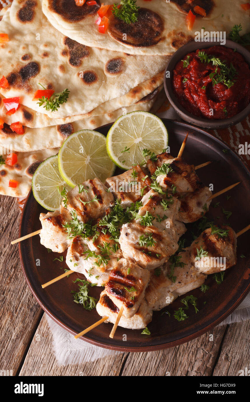 Chicken tikka kebab raita hi-res stock photography and images - Alamy