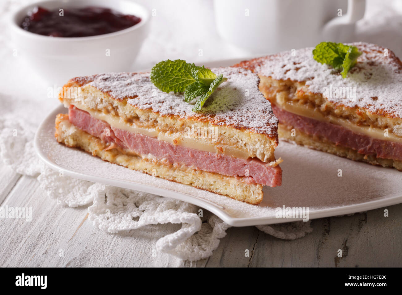 Monte cristo sandwich hi-res stock photography and images - Alamy