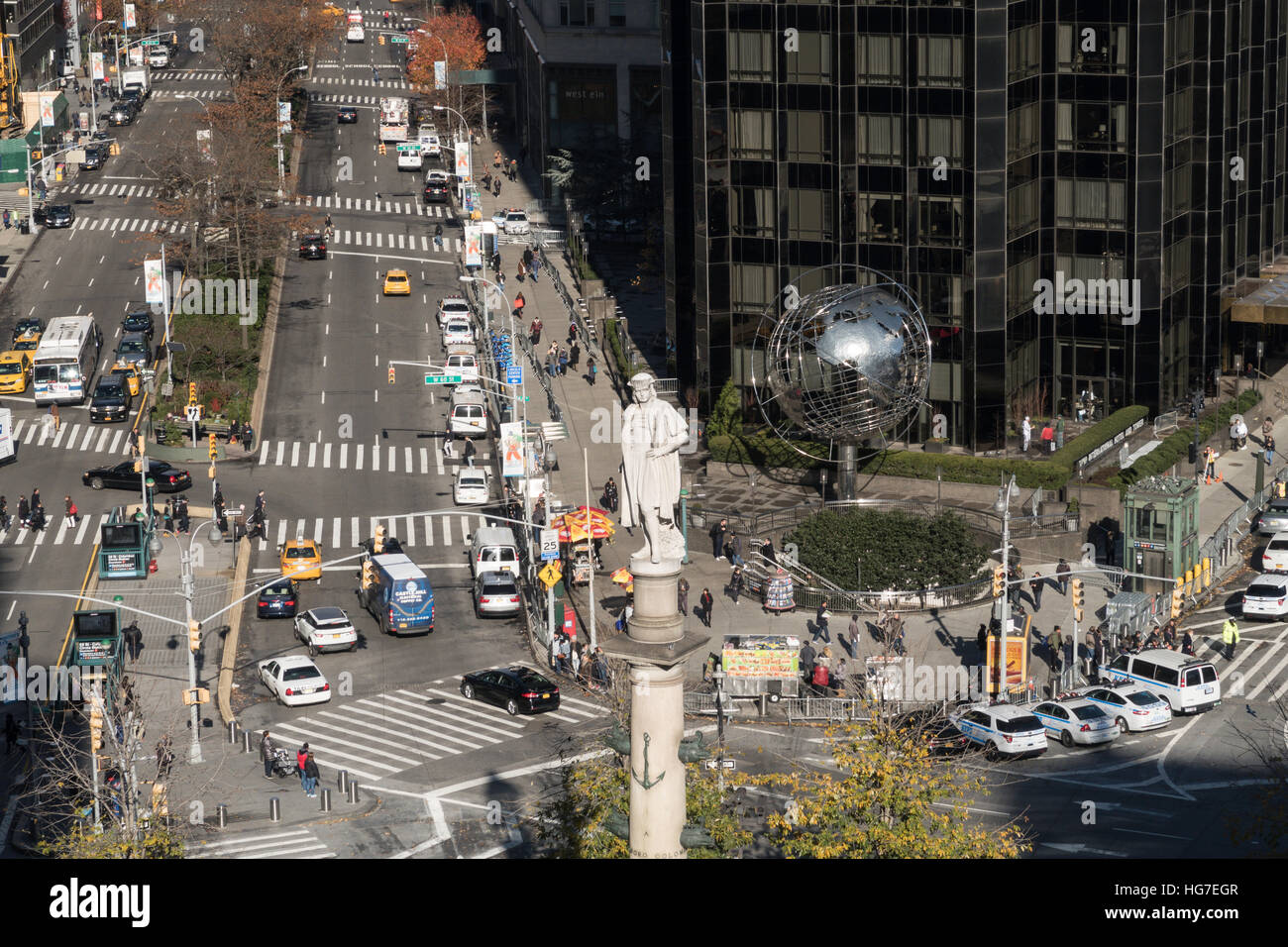 Columbus Circle, NYC Stock Photo - Alamy