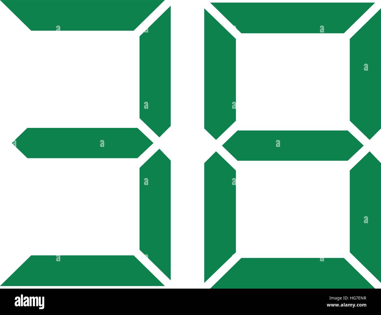 Number 38 Stock Vector Images - Alamy