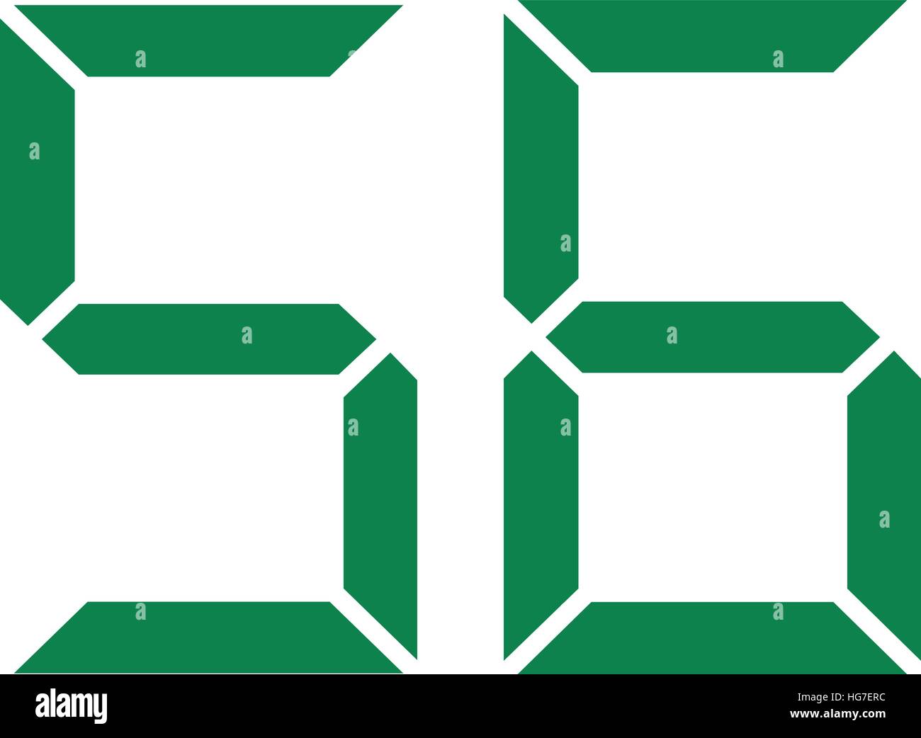 56 number Stock Vector Images - Alamy