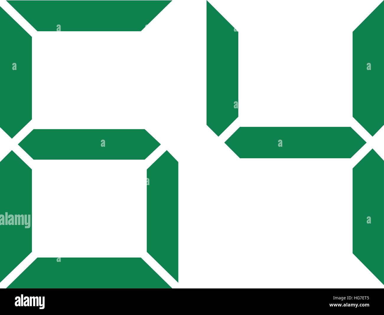 Sixty-four digital number 64 Stock Vector Image & Art - Alamy