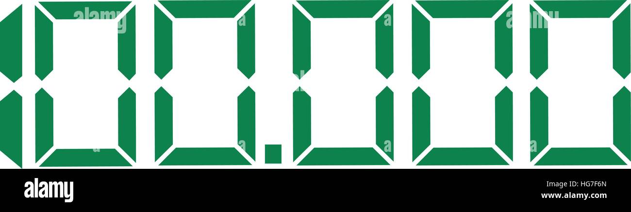 One hundred thousand digital number 100.000 Stock Vector Image & Art ...