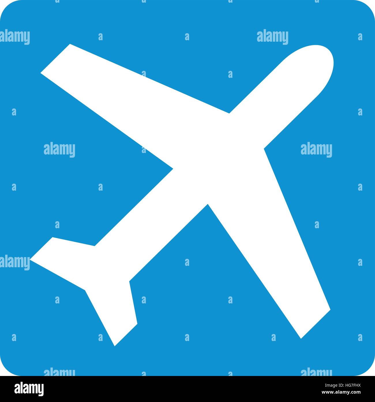 Airplane button Stock Vector Images - Alamy