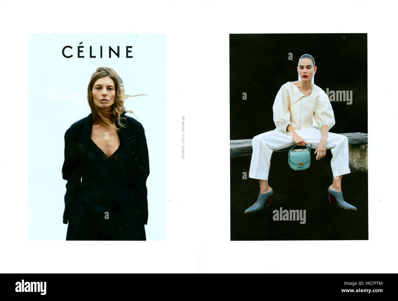 2010s UK Celine Magazine Advert Stock Photo - Alamy