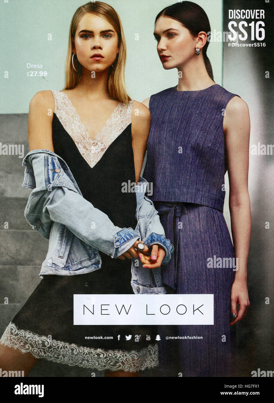 2010s UK New Look Magazine Advert Stock Photo - Alamy