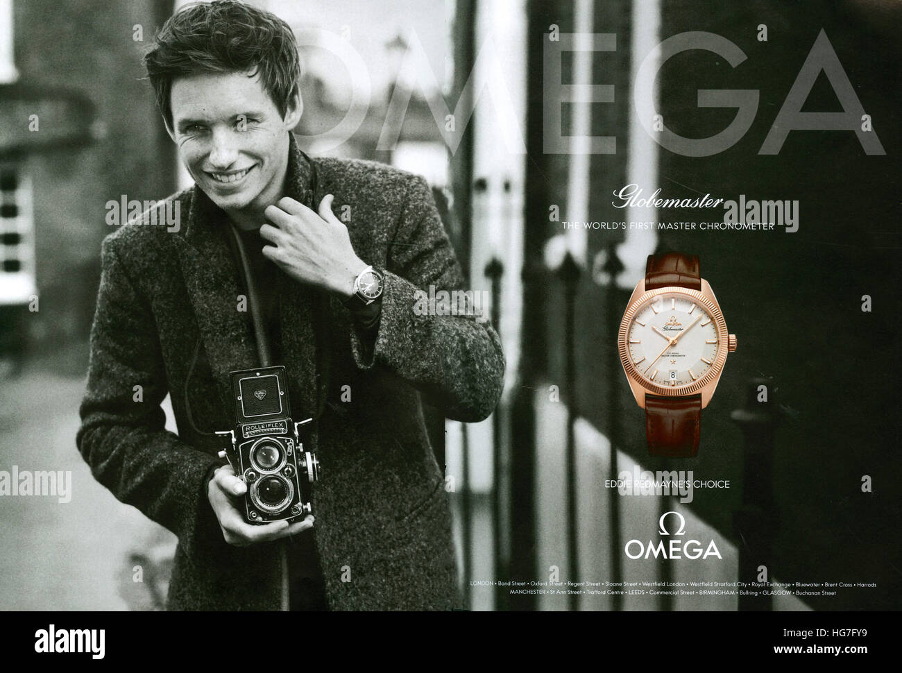 2010s UK Omega Magazine Advert Stock Photo - Alamy