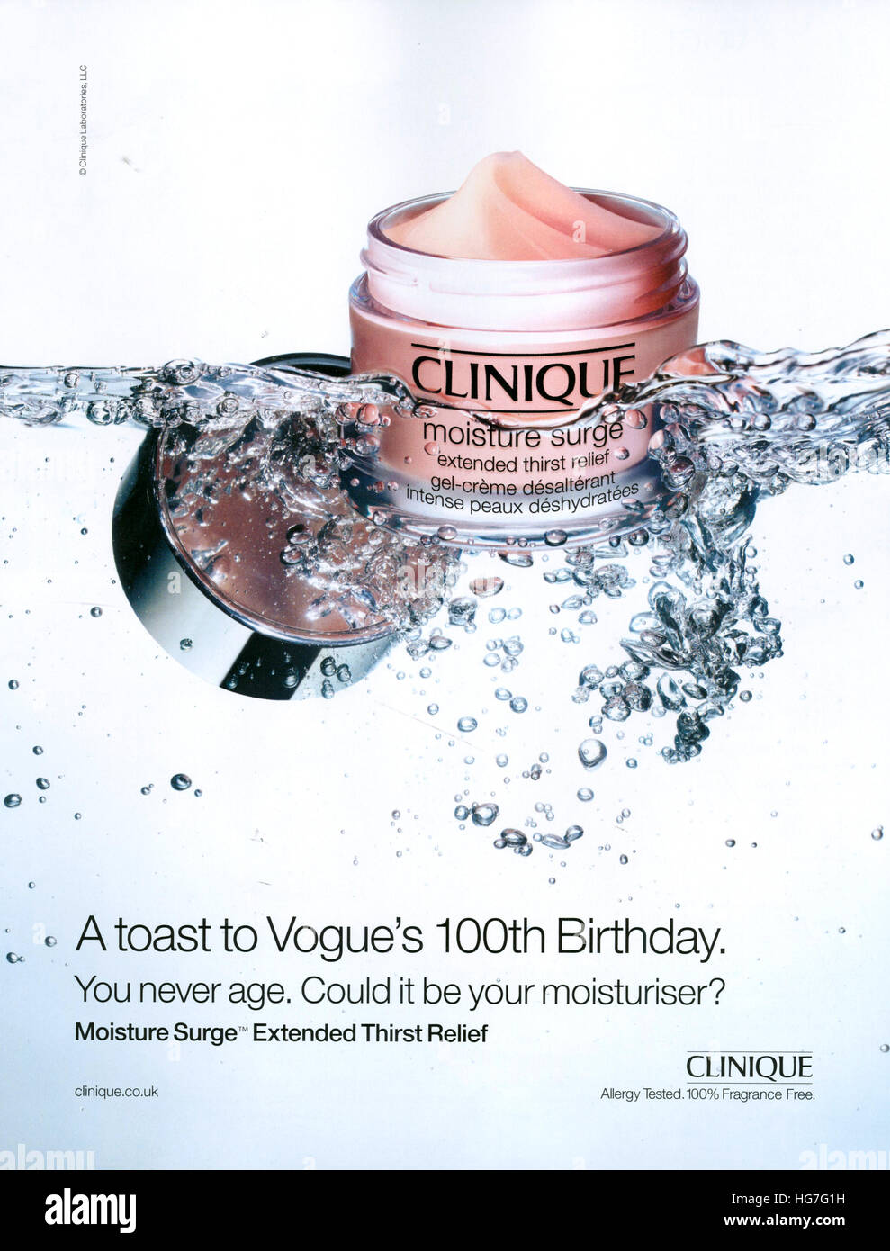 Clinique advert hi-res stock photography and images - Alamy